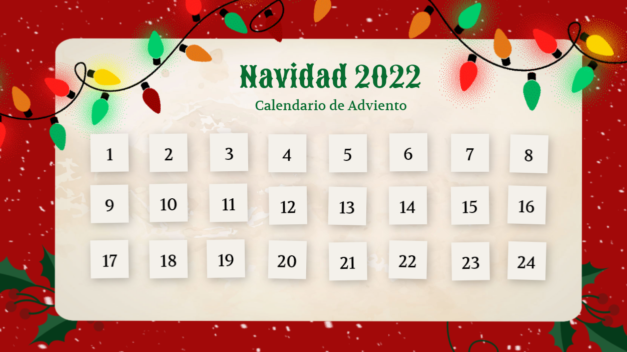 Calendario de Adviento 2022 | Pro Terra Sancta
